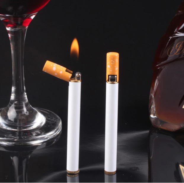 Cigarette Shaped Lighter - fits right in with the rest of your Real sm